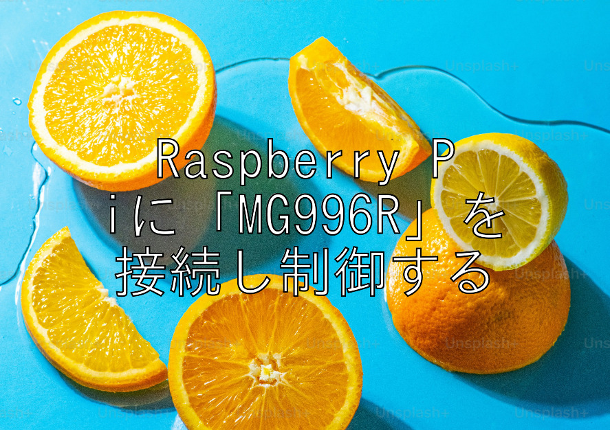 Raspberry Piに「MG996R」を接続し制御する | ハウツー